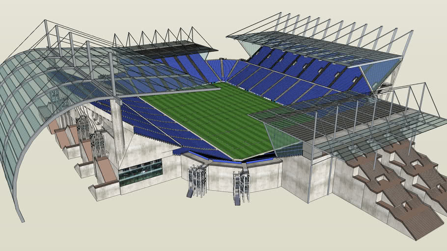 Detailed Rugby Stadium | 3D Warehouse