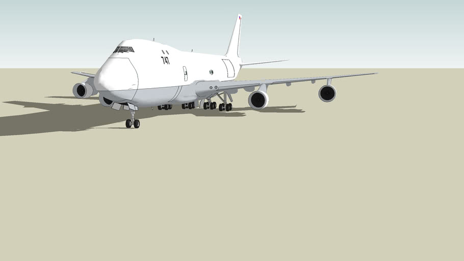 Boeing 747-100F With 'Glass' Cockpit | 3D Warehouse