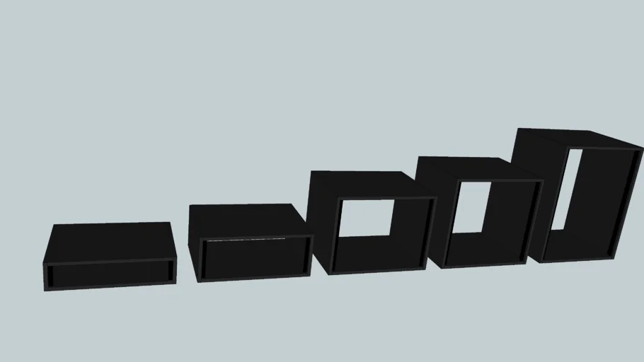 Generic 19' Equipment Racks | 3D Warehouse