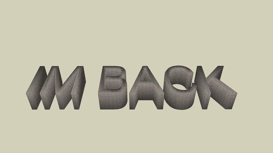 im back | 3D Warehouse