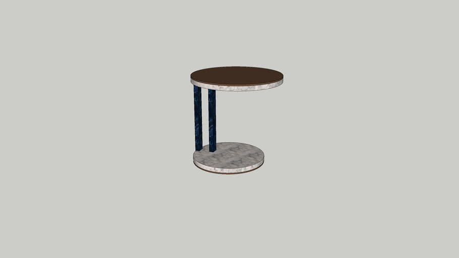 Modern Round Bedside Table | 3D Warehouse