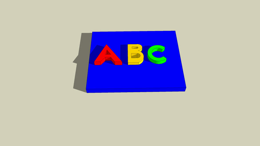 ABC | 3D Warehouse