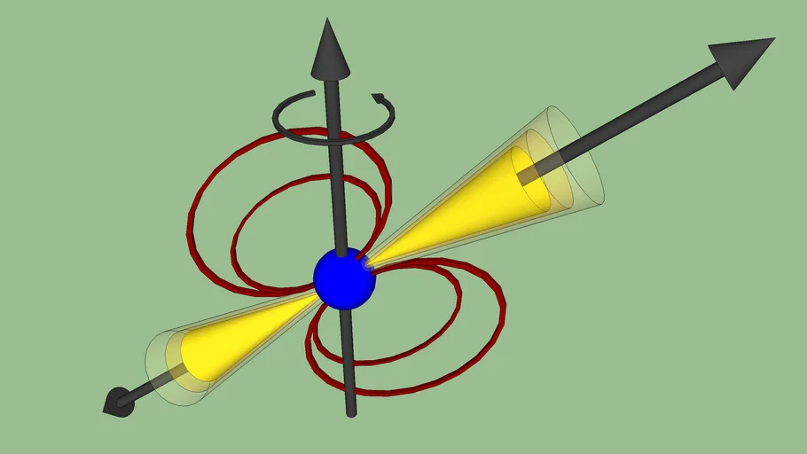 Pulsar, neutron star | 3D Warehouse