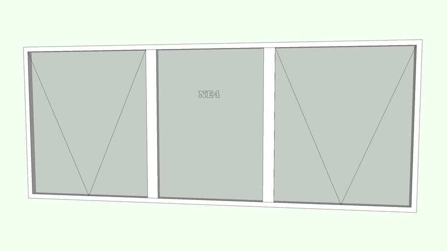 Window NE4 | 3D Warehouse