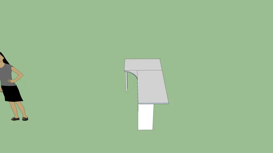 curved table11-12-15 | 3D Warehouse