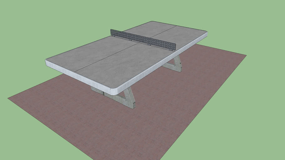 Games table in a small sports center | 3D Warehouse