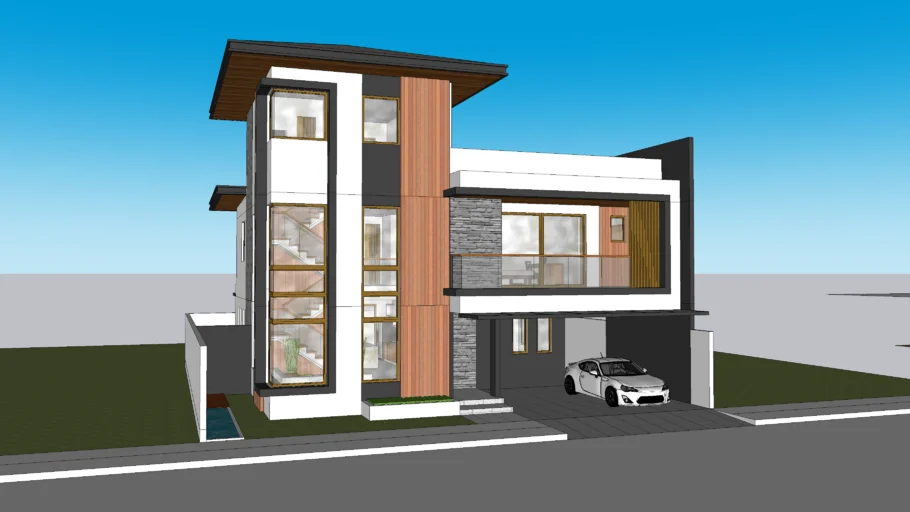 3 storey house | 3D Warehouse