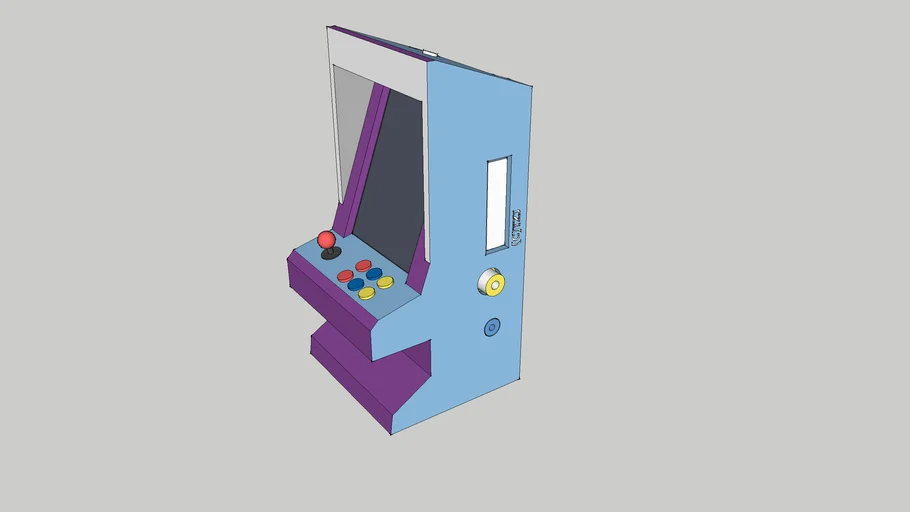 raspberry pi arcade (model A) | 3D Warehouse