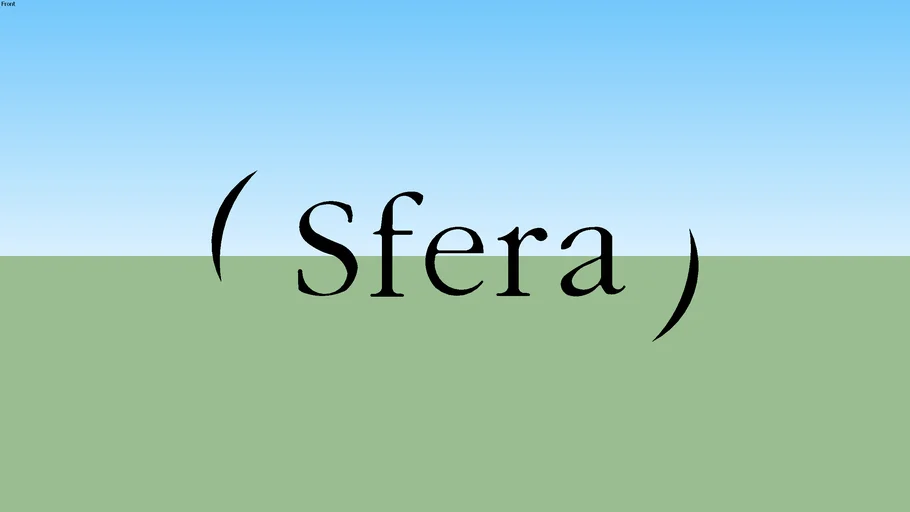 Logo Sfera | 3D Warehouse