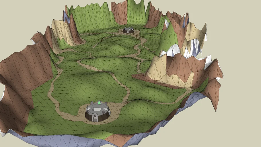 Blood Gulch map by YNOT | 3D Warehouse