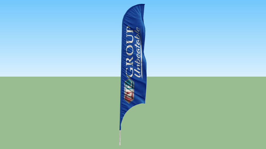 Atl Group Feather banner | 3D Warehouse