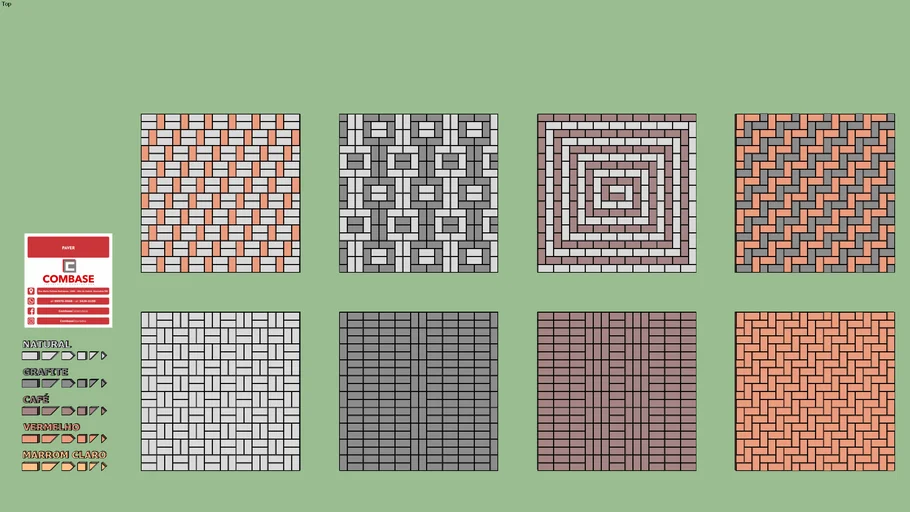 PAVER 5,5cm - COMBASE | 3D Warehouse