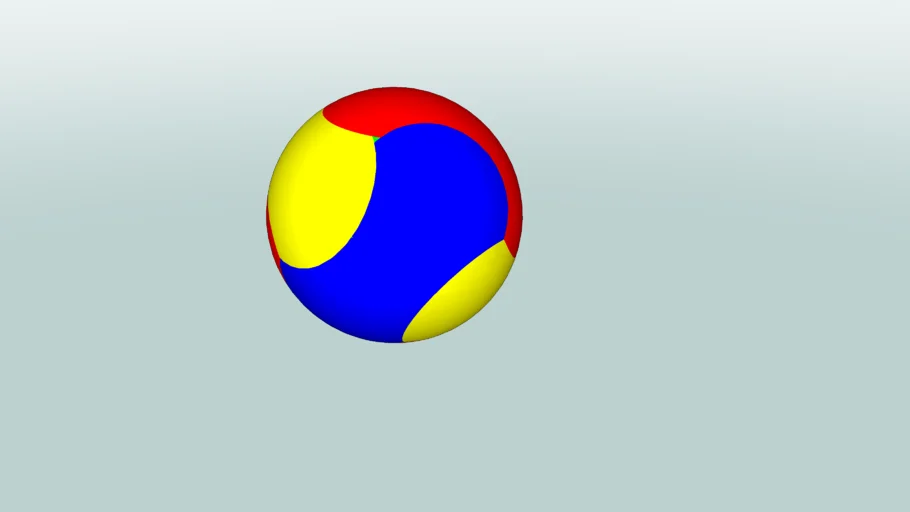 3 colour ball | 3D Warehouse