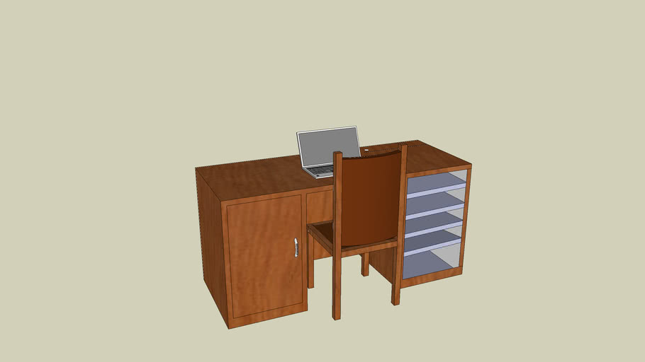 Homemade desk | 3D Warehouse