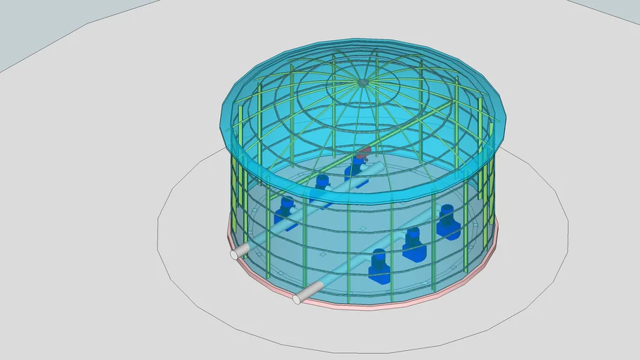 Raichur intake well | 3D Warehouse