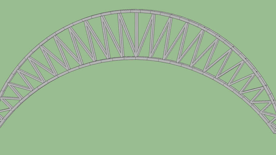 Bowstring Truss | 3D Warehouse