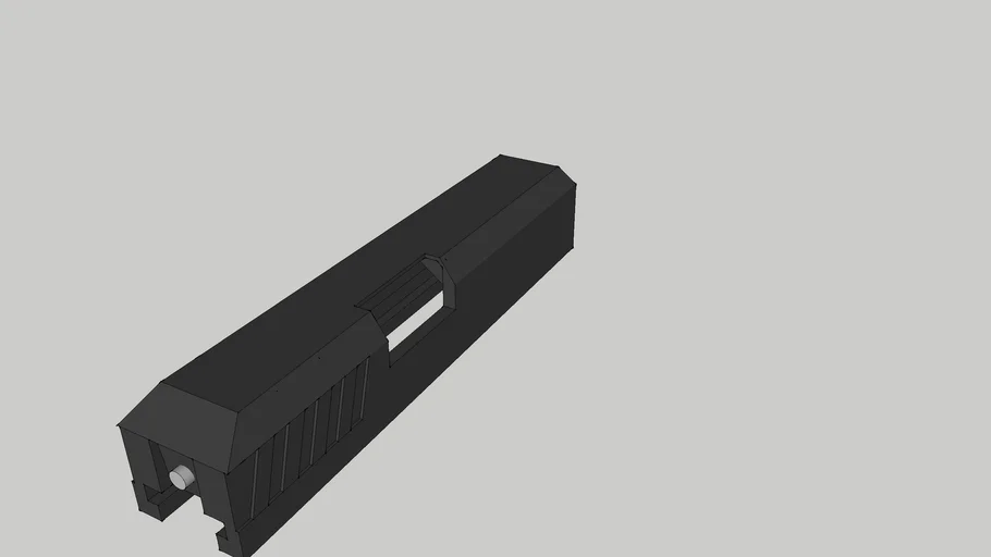Pistol slide | 3D Warehouse