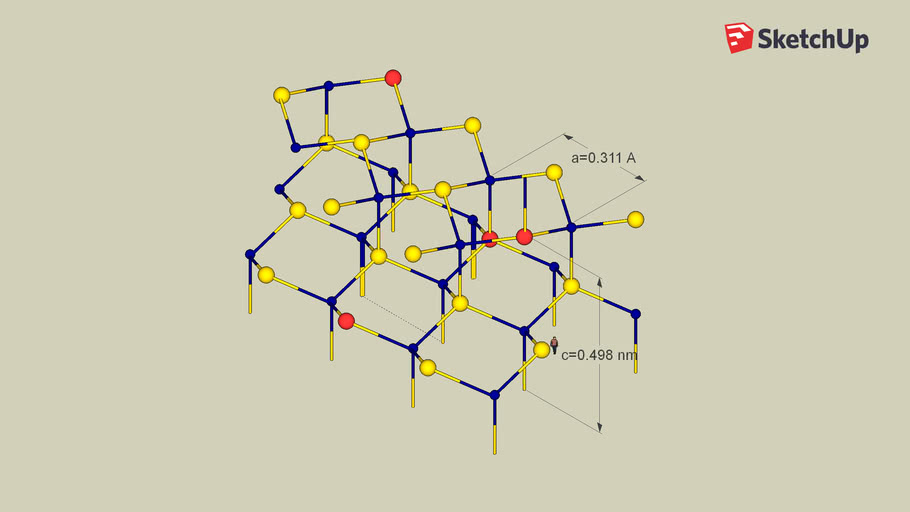 wurtzite structure based on wkang model | 3D Warehouse