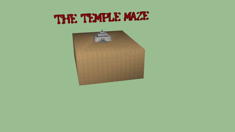 the temple maze | 3D Warehouse