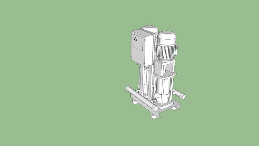 WILO BOOSTER TWIN PUMP | 3D Warehouse