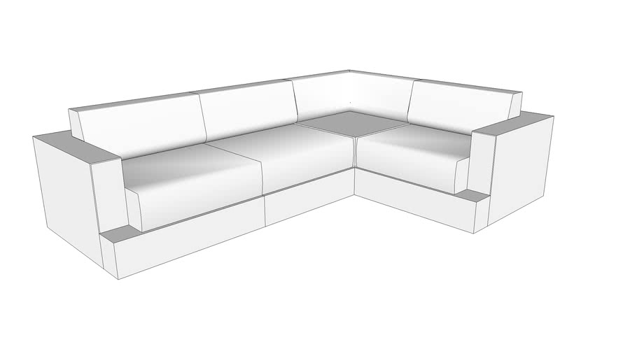 Sofa BLOCK | 3D Warehouse