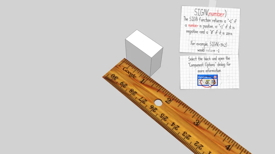 SIGN Function | 3D Warehouse