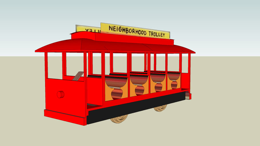 Neighborhood Trolley | 3D Warehouse