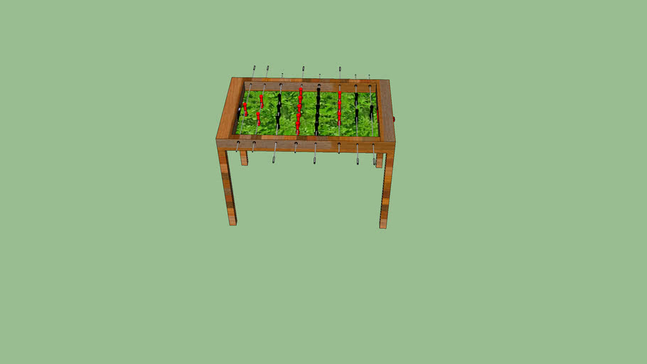 table soccer | 3D Warehouse