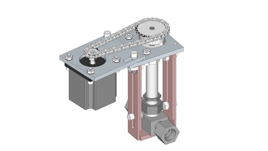 Stepper Motor Controlled Valve | 3D Warehouse