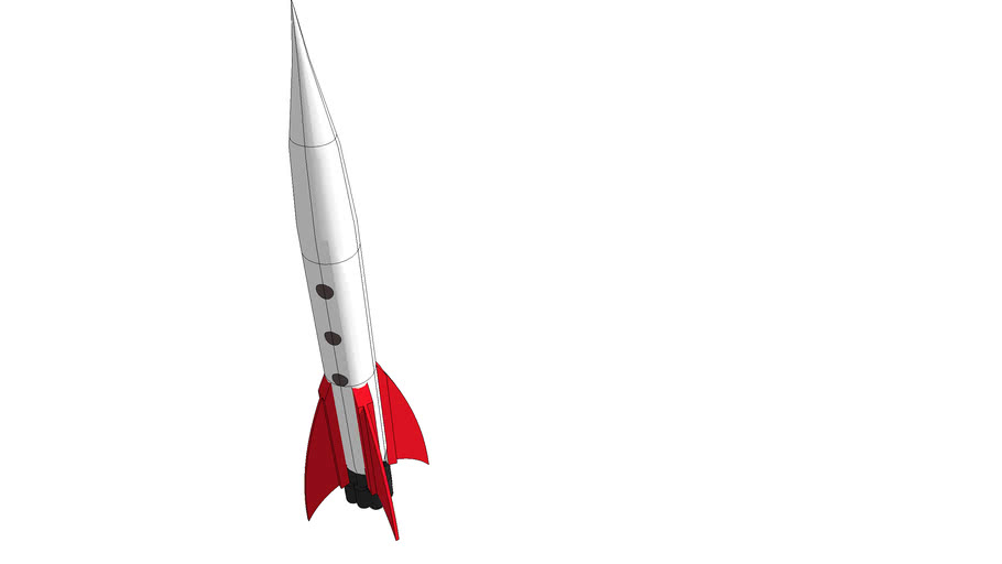 1950's Style Rocket Ship | 3D Warehouse