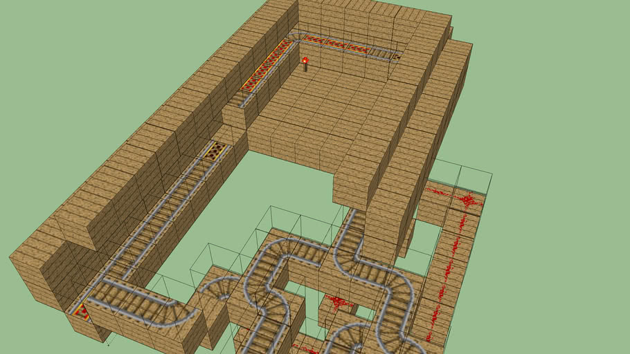 minecraft minecart station | 3D Warehouse