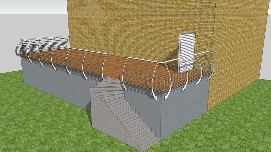 Garde corps terrasse | 3D Warehouse