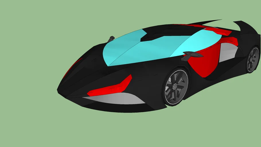 super car black komodo | 3D Warehouse