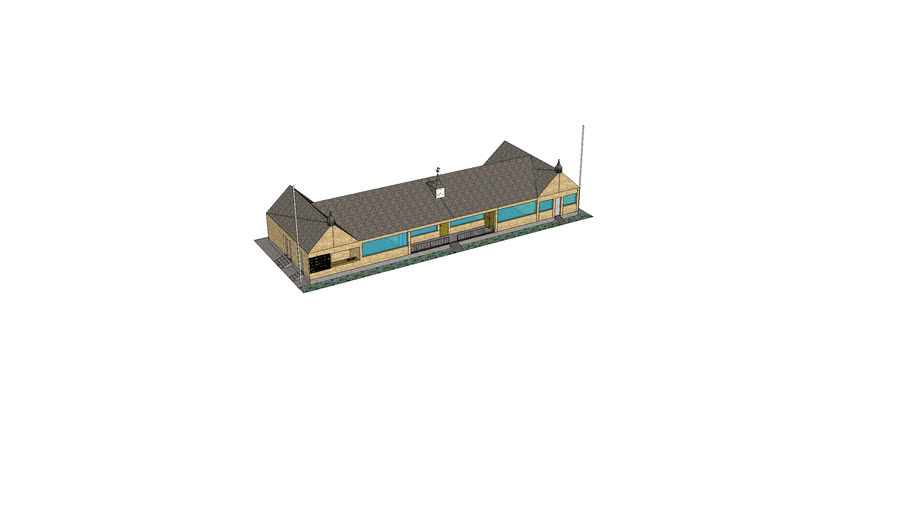 Cricket pavilion | 3D Warehouse