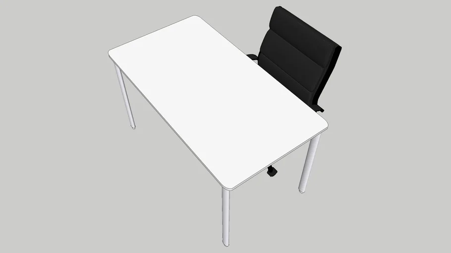tescher desk | 3D Warehouse
