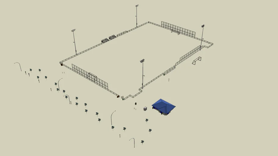 Holly Park Synthetic Turf Field | 3D Warehouse