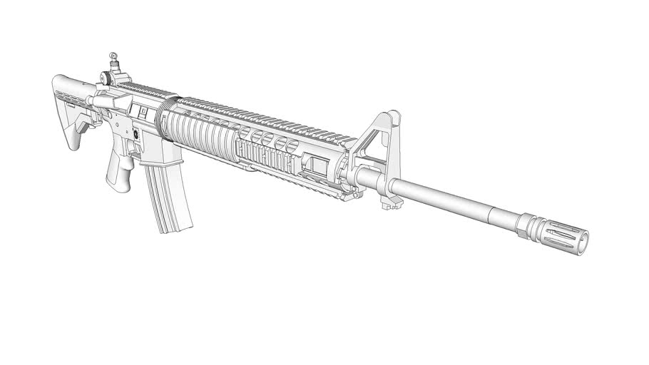 M16A4 | 3D Warehouse