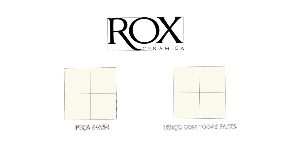 RX54019 - KHAKI BRILHO - 54x54 | 3D Warehouse