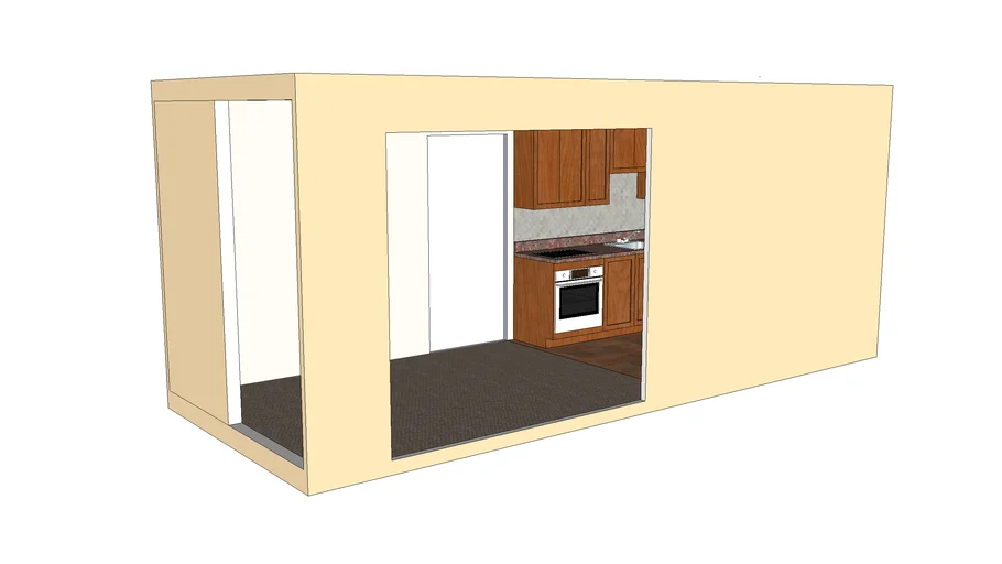 Container - prefab kitchen unit | 3D Warehouse