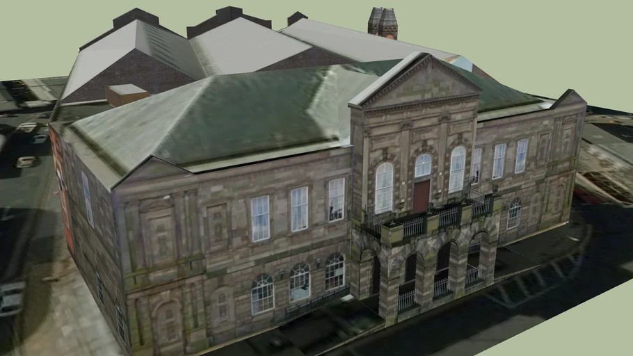 Longton Town Hall and Public Market 1844 and 1863 | 3D Warehouse