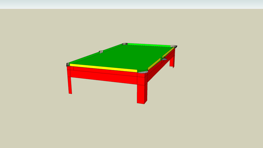 Pool Table | 3D Warehouse