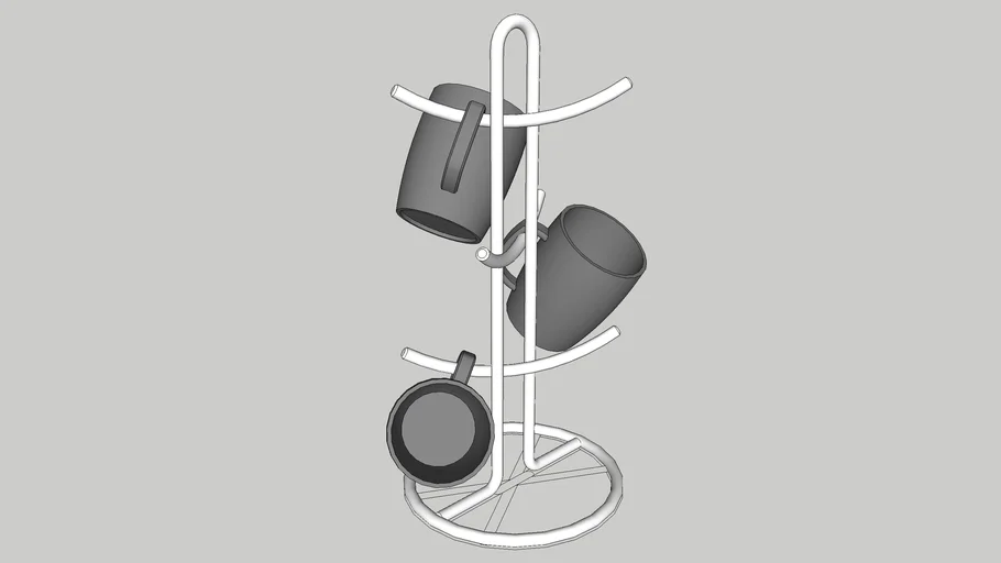 Mug Rack | 3D Warehouse