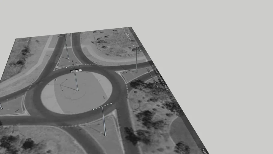 Sadadeen roundabout lights | 3D Warehouse