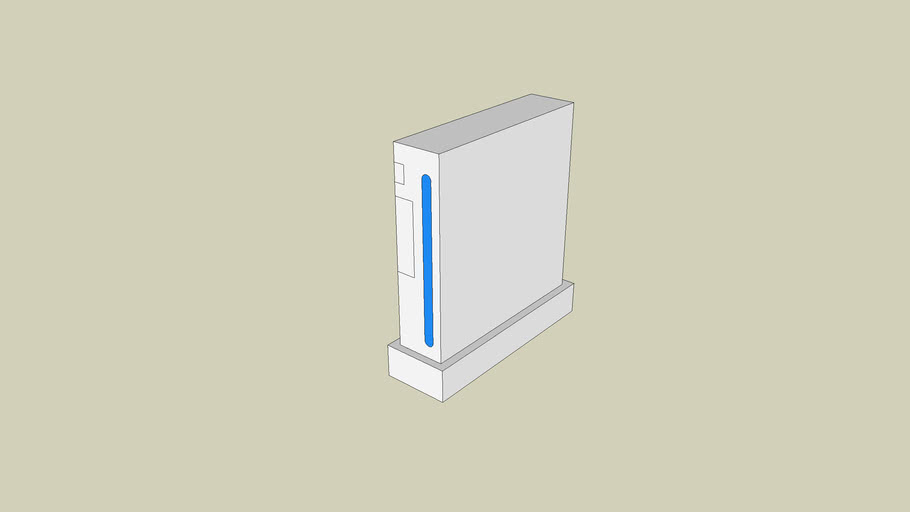 Unfinished Model of the Nintendo Wii | 3D Warehouse