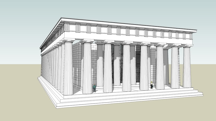 Parthenon temple | 3D Warehouse