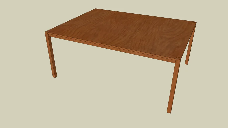 simple table | 3D Warehouse