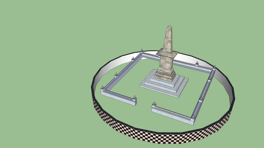 Roundabout Before Enter the Galle Fort | 3D Warehouse