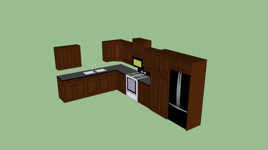 Simple Kitchen | 3D Warehouse