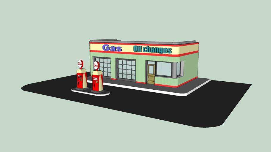 Gas Station | 3D Warehouse