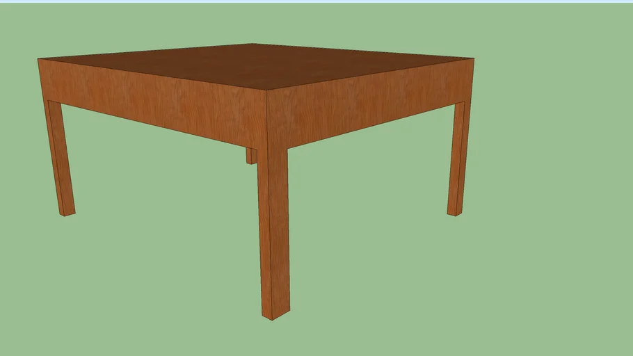 Wood Table | 3D Warehouse
